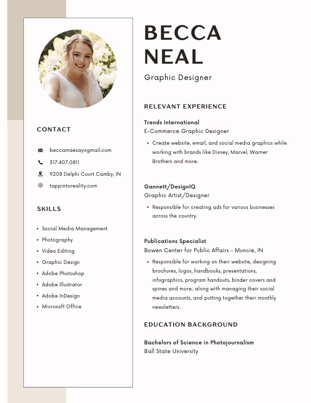 Resume – Becca Tapp